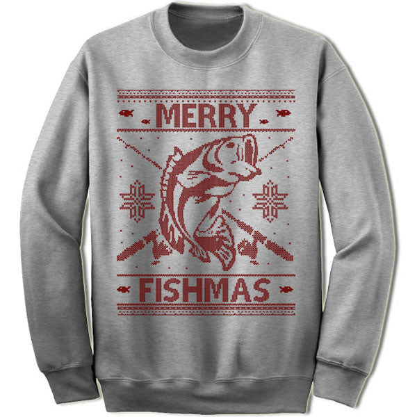 Merry Fishmas Ugly Christmas Sweater. – Merry Christmas Sweaters