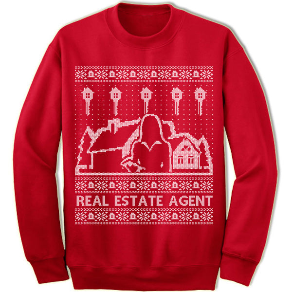 Real Estate Agent Ugly Christmas Sweater. – Merry Christmas Sweaters